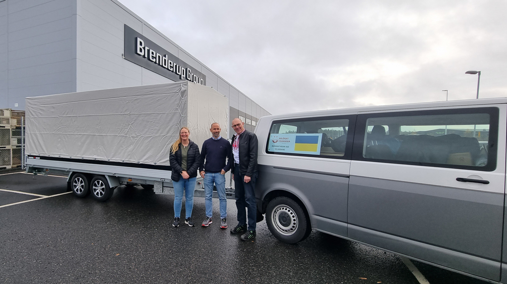 Brenderup AB donates trailer to Ukraine - Brenderup Group